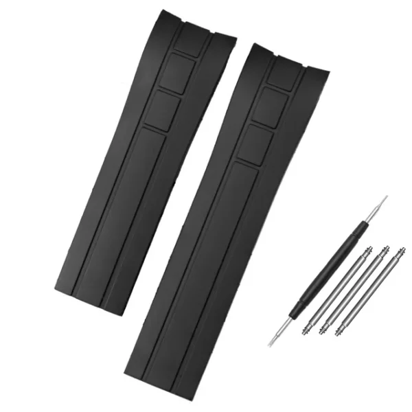 Black Rubber Strap for Mido Multifort Gent - 2 Sizes